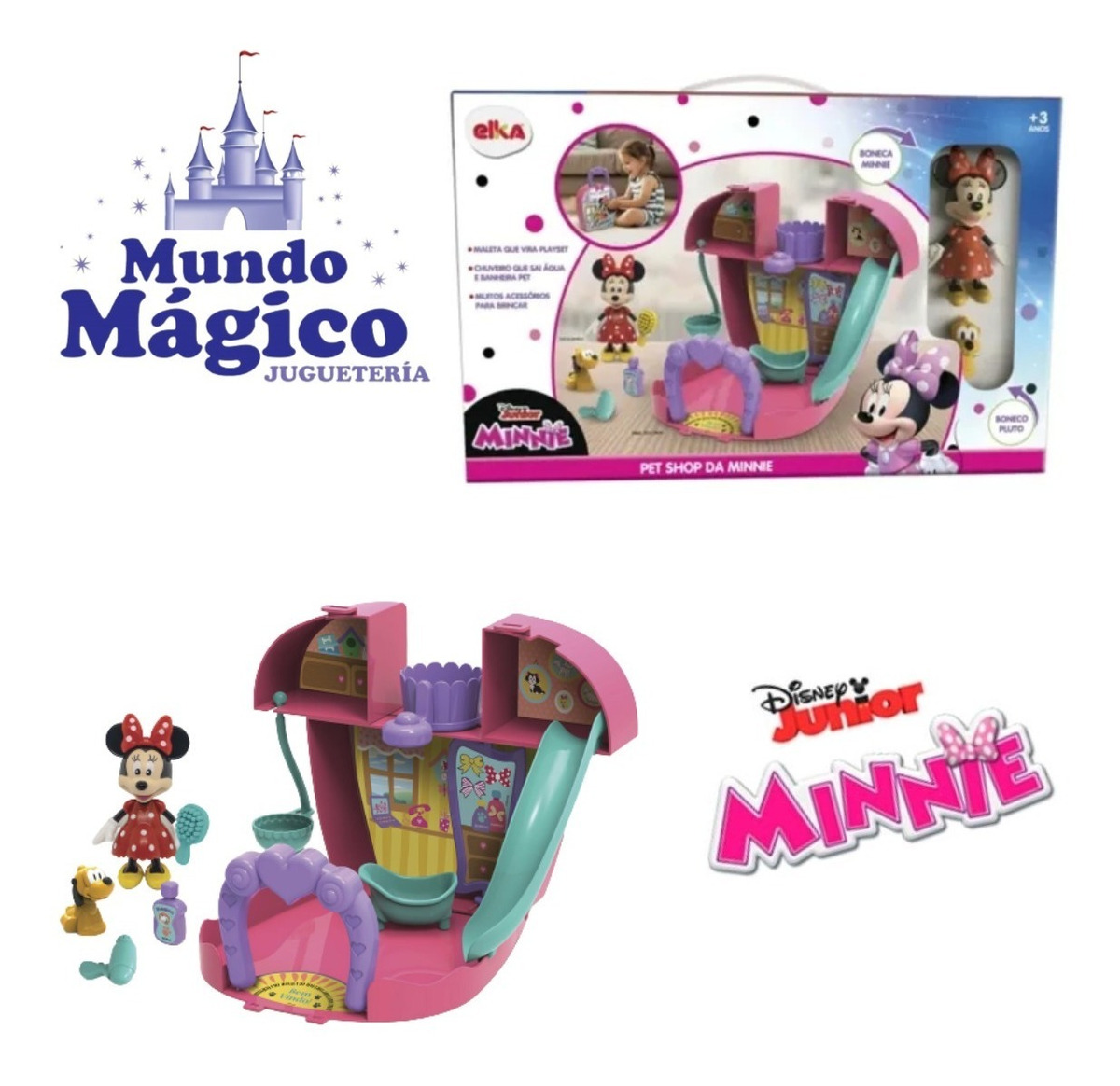 Valija Juguete Pets Shop De Minnie Elka Mundo Magico – Juguetería Mundo ...