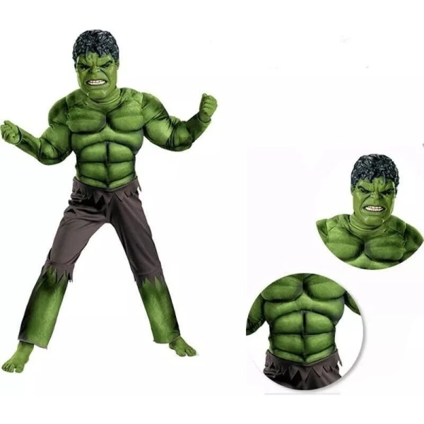 Disfraz Hulk Con Músculo Talle S Mundo Magico – Juguetería Mundo Mágico