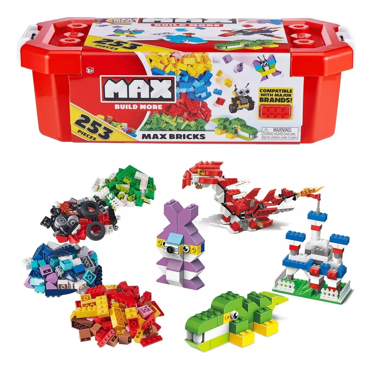 Bloques Para Armar. Caja 253 Piezas. Zuru Max Original. – Juguetería Mundo Mágico